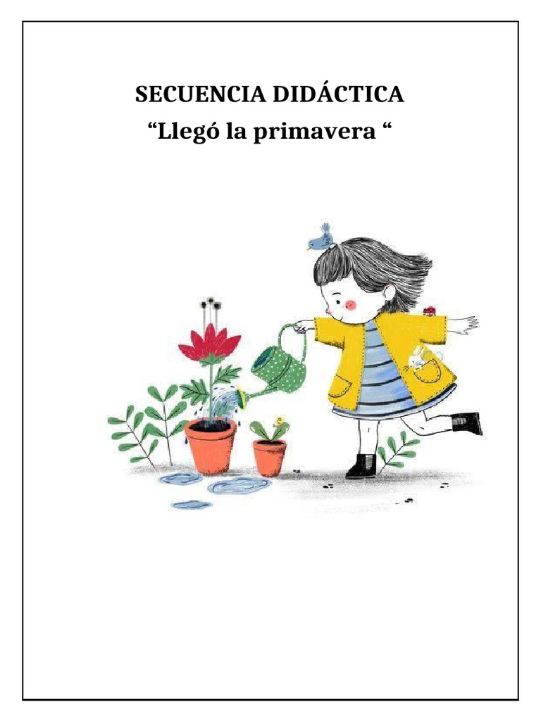 Secuencia La Primavera Lila TT | PDF | Temporada de primavera)