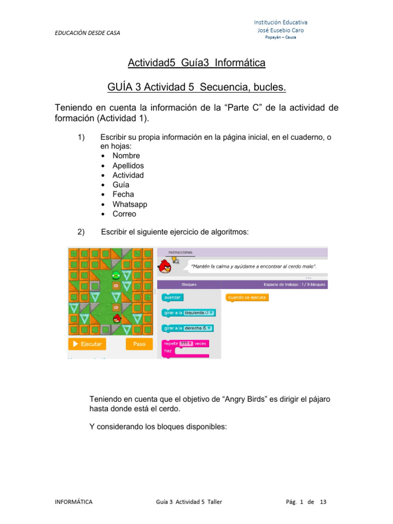 Talle Secuencia Bucles | PDF | Miel