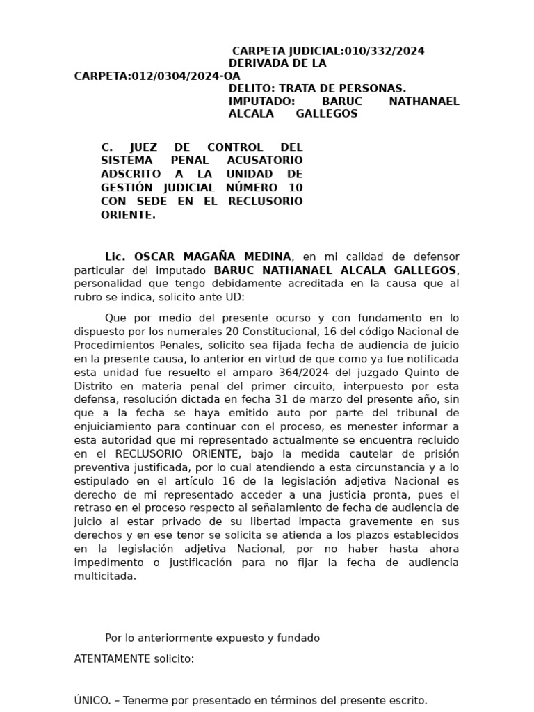 Peticion Usmeca | PDF