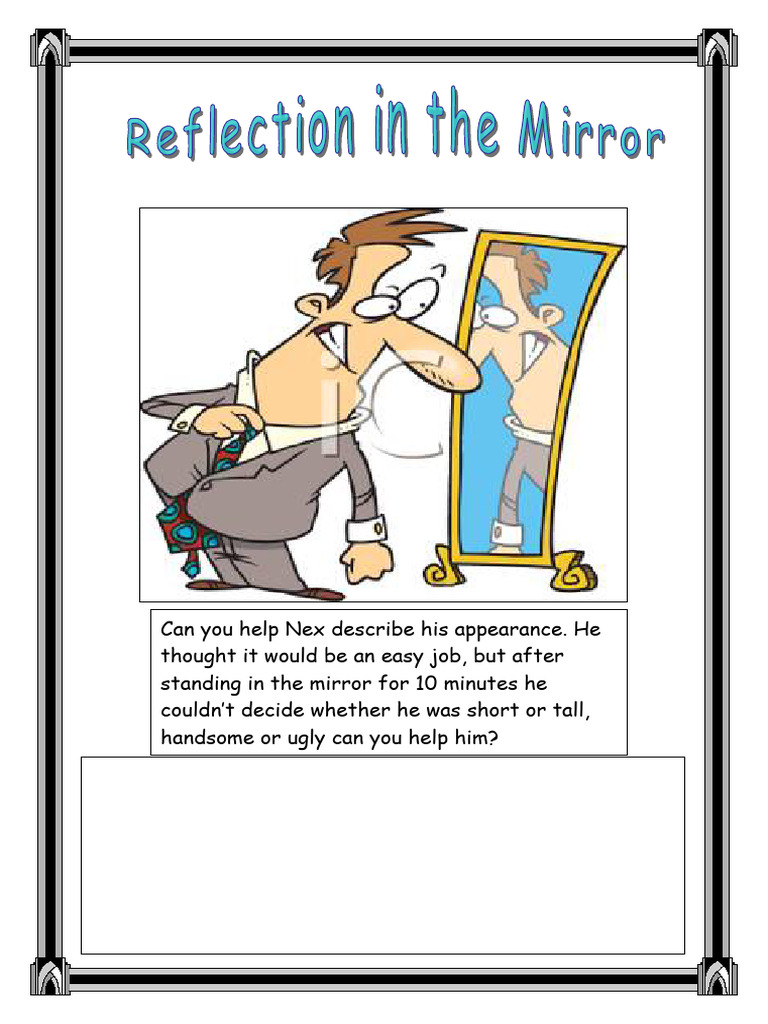 Reflection in The Mirror Fun Activities Games 47247 | PDF