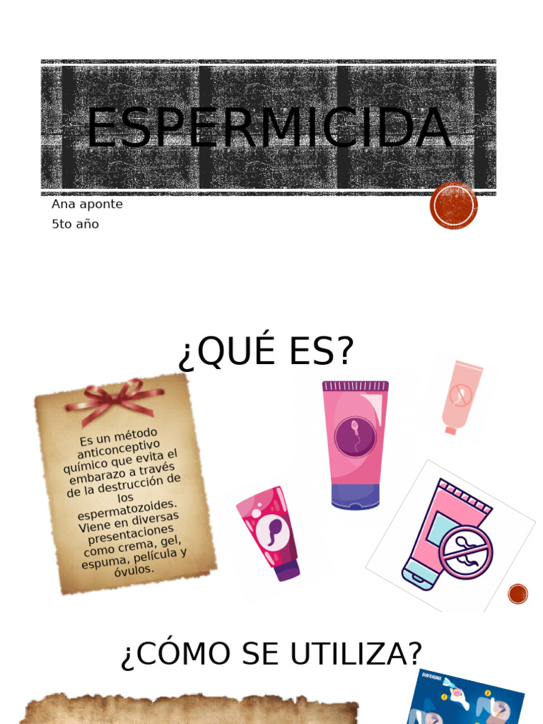 Espermicida | PDF | Sexualidad | Salud sexual