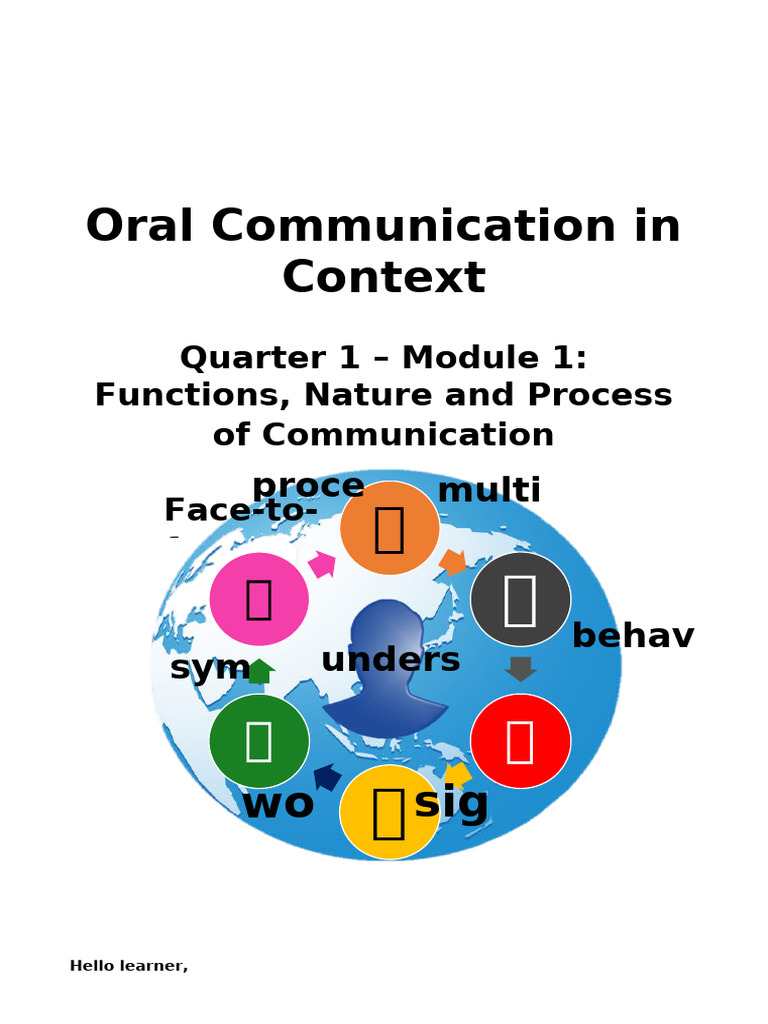 Functions and Nature of Communication | PDF | Communication | Information