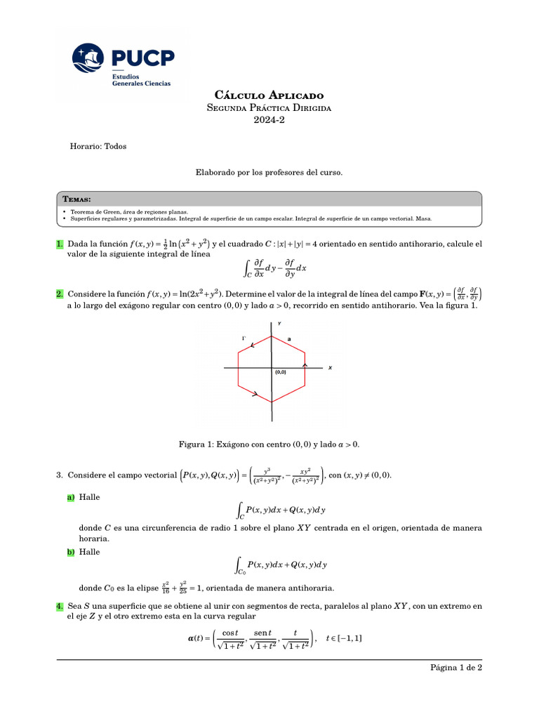 Cala-Pd2 2024-2 | PDF | Integral | Vector Euclidiano