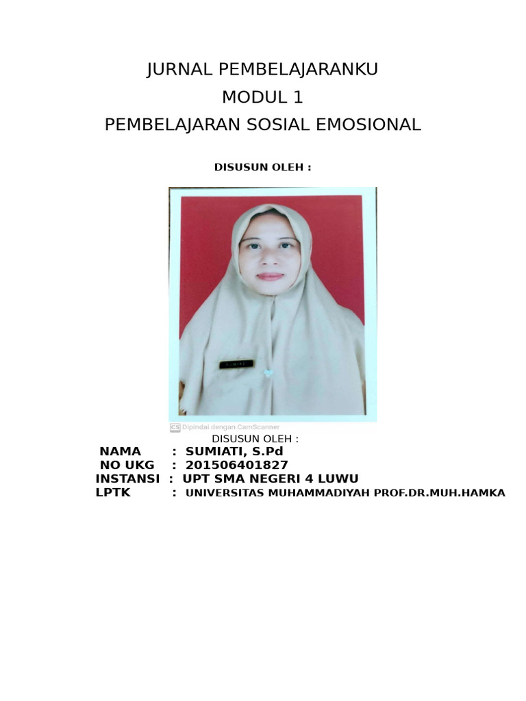 Jurnal Pembelajaranku Modul 1 Sumiati | PDF
