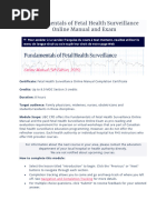 Fetalink - Cheat Sheet | PDF | Patient | Health Care
