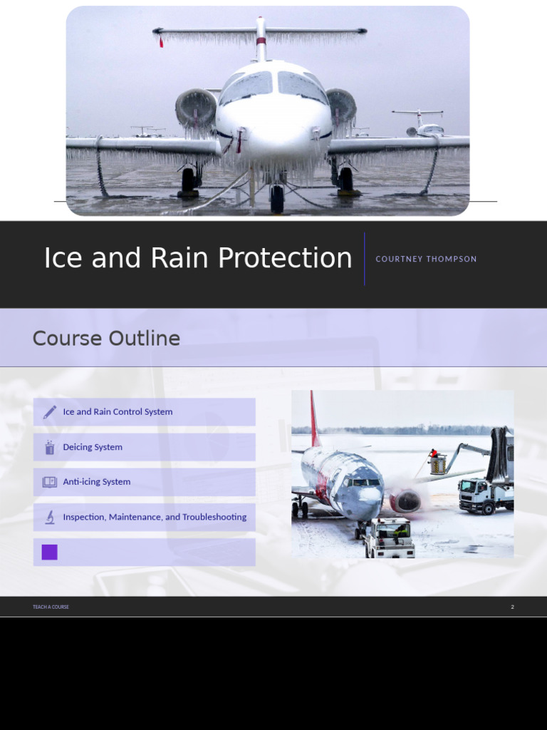 Aircraft Ice and Rain Protection Systems | PDF | Ice | Frost