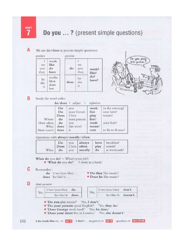 Present Simple Questions | PDF
