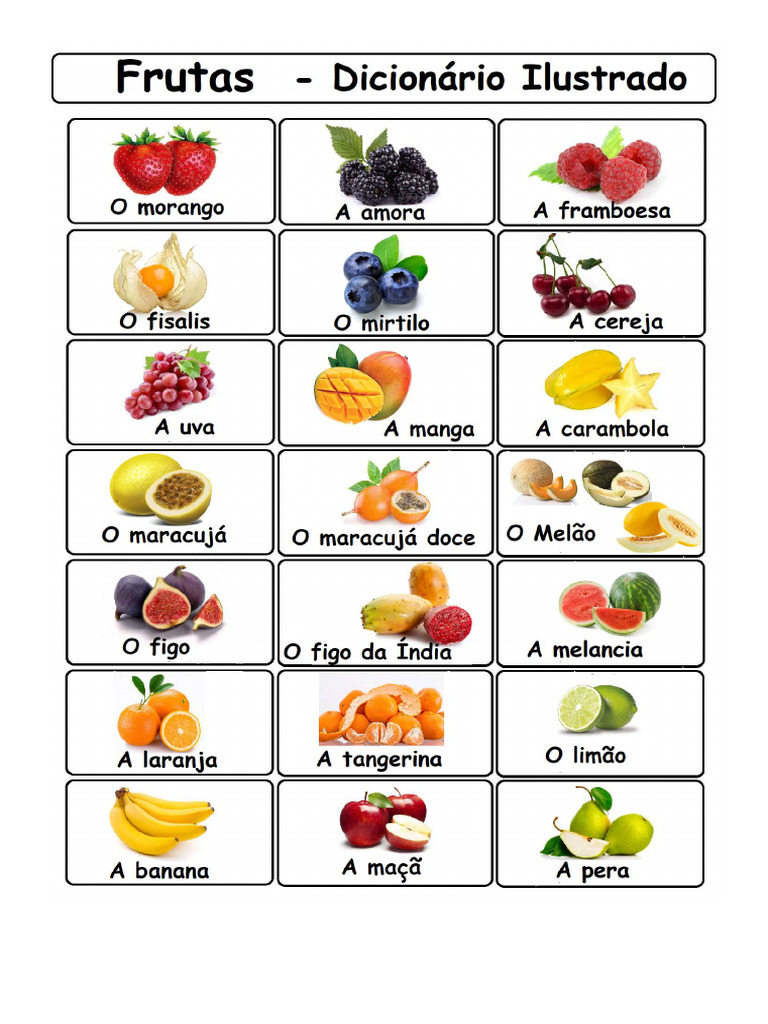 Frutas 1 | PDF