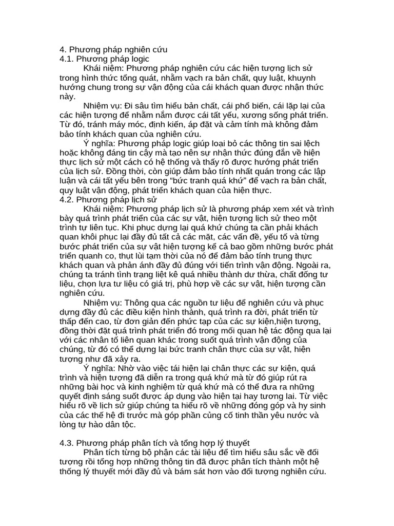 Các Phương Pháp Nghiên C U | PDF