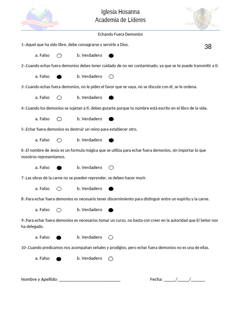 5 Pasos para Echar Fuera Demonios | PDF | Demonios | Creencia religiosa ...