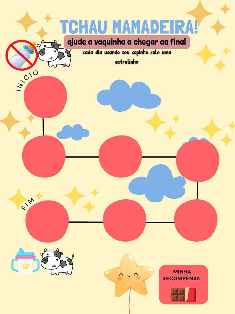 Cute Playful Fun Kids Reward Chart Document A4 - 20250513 - 151045 ...
