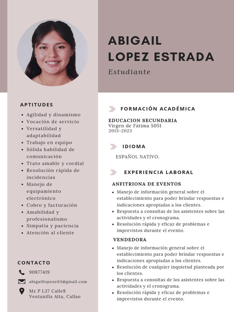 CV Abigail Lopez Estrada | PDF