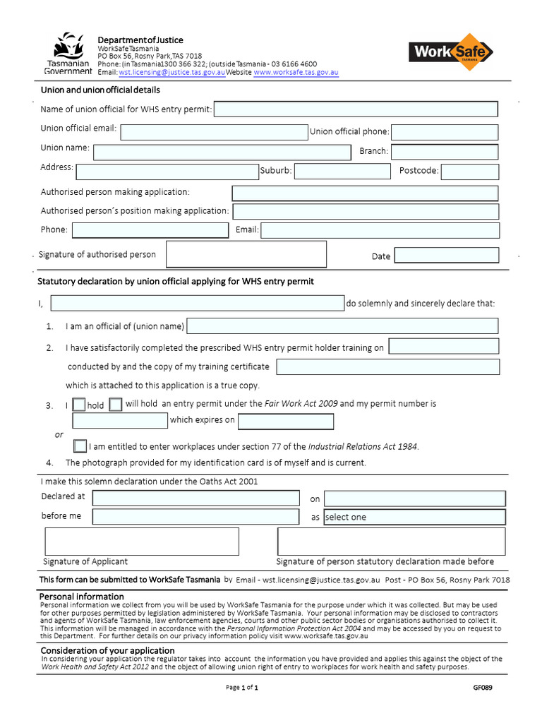 Is-ForM-026 WHS Entry Permit Application Form-1 | PDF | Justice | Crime ...