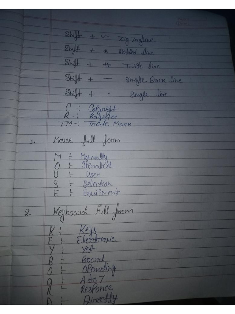 Ms Office Notes, Excel-1 | PDF