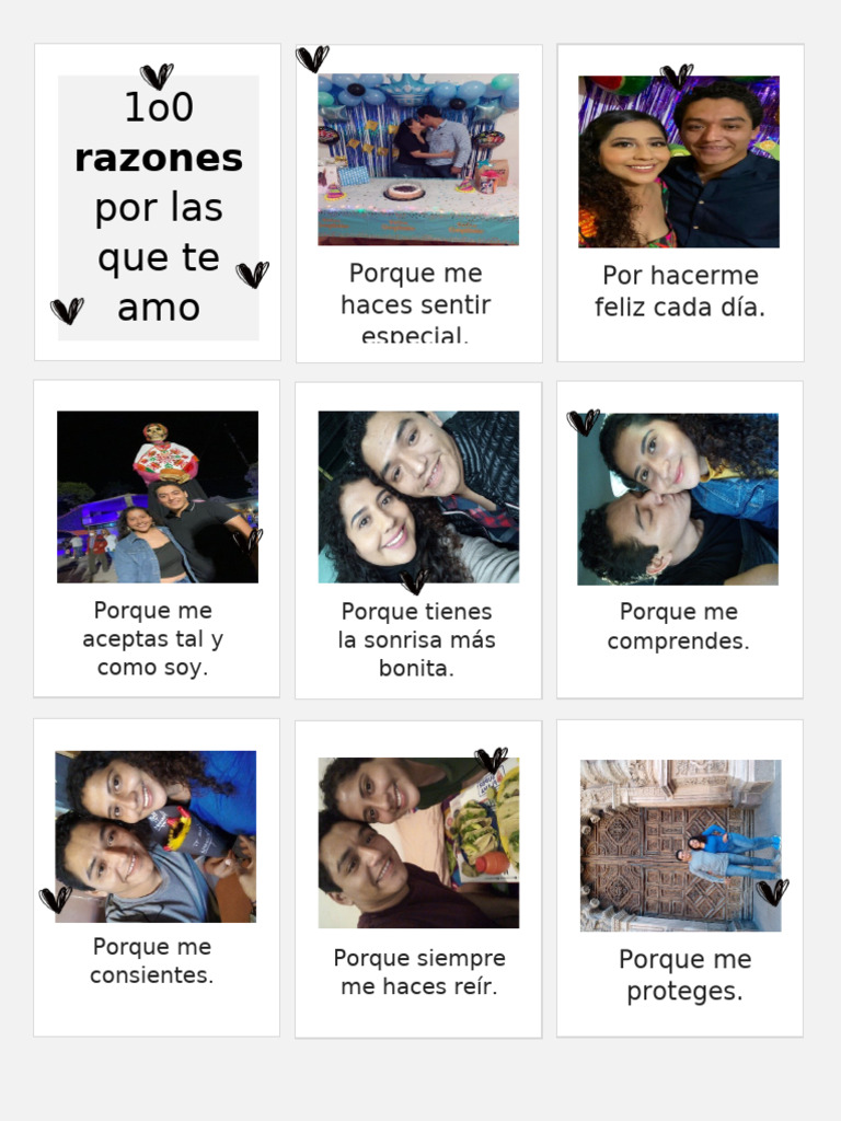 100 Razones Amor | PDF