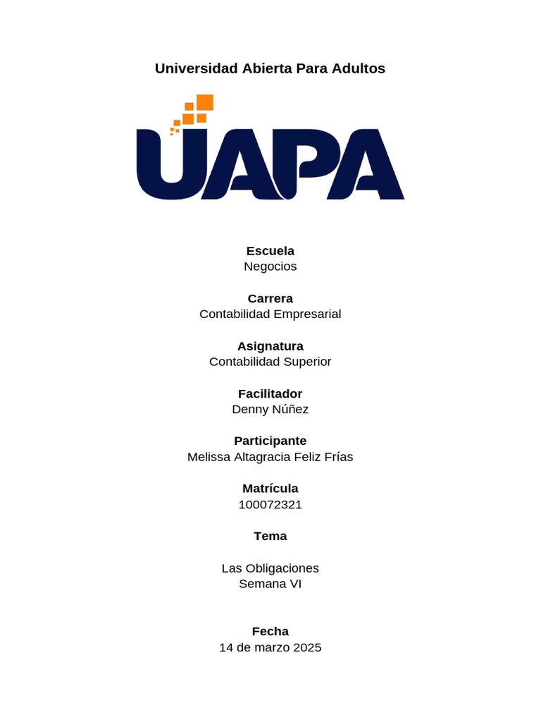 Tarea VI Contabilidad Sup. - MF | PDF | Economias | Dinero