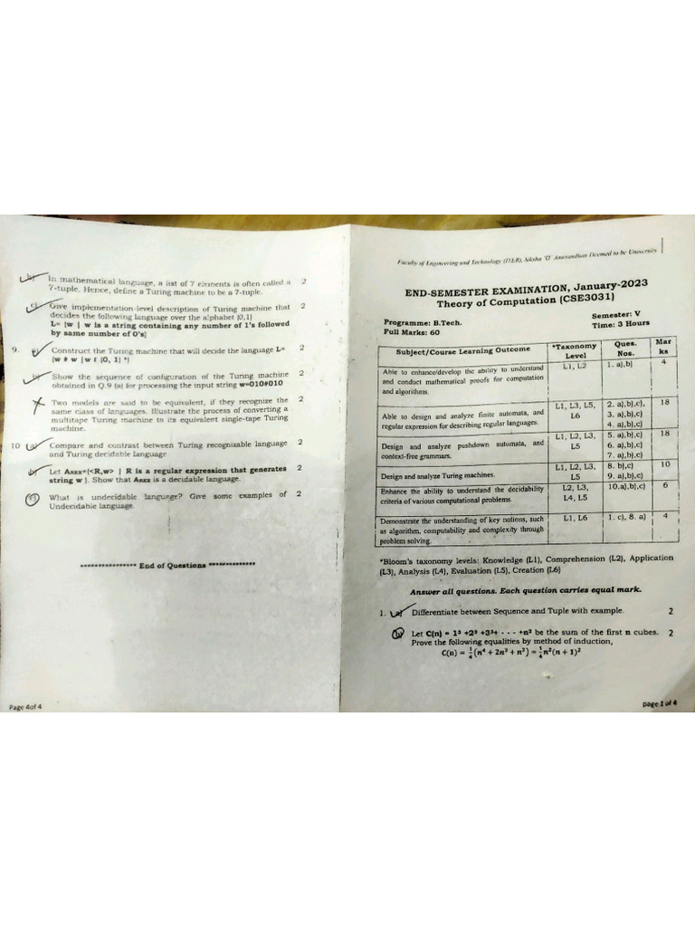 Cns Mock Questions For Midsem | PDF