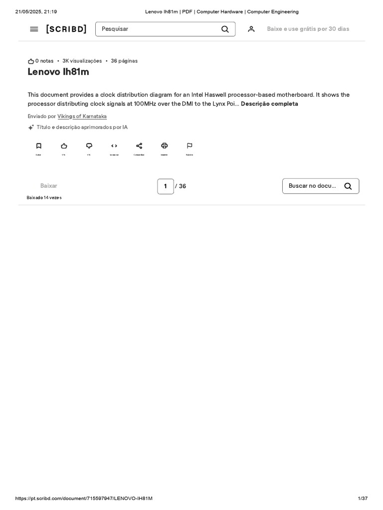Lenovo Ih81m - PDF - Computer Hardware - Computer Engineering | PDF ...