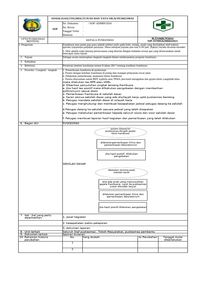 Sop Frambusia | PDF