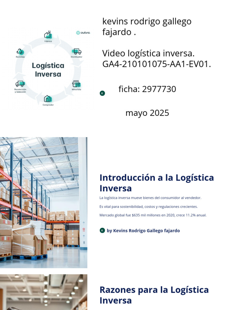 Introduccion A La Logistica Inversa PDF | PDF | Logística | Residuos