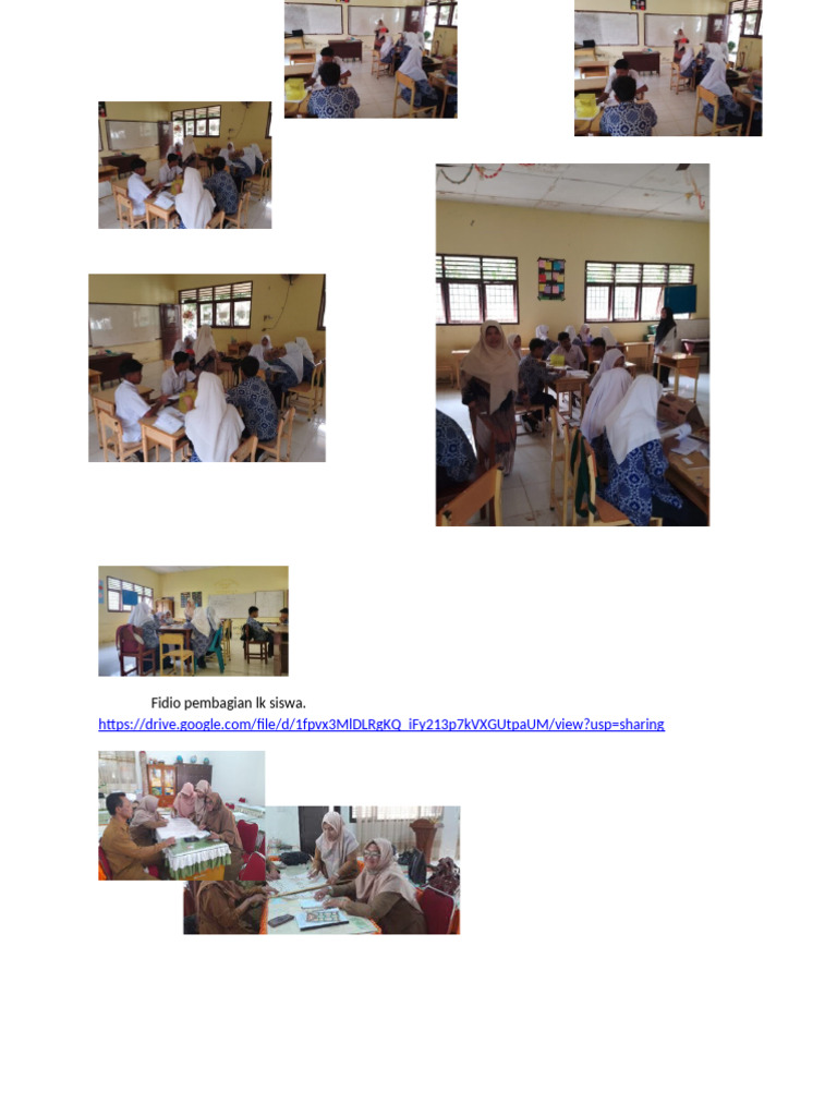 Fidio Pembagian LK Siswa | PDF