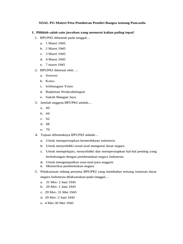 Soal Aas PKN KLS 11 | PDF