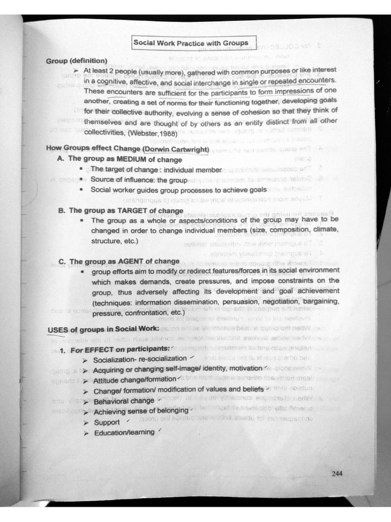 Social Work Practice With Groups | PDF
