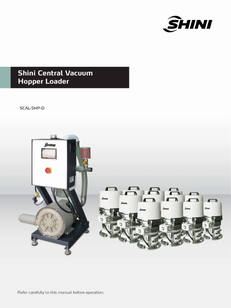 Central Vacuum Hopper Loader SCAL | PDF