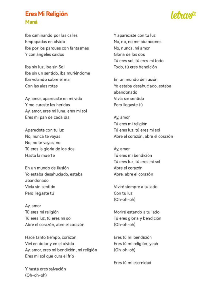 Cancion | PDF
