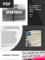 Overview of the Group Areas Act 1950 | PDF | Black People | Apartheid