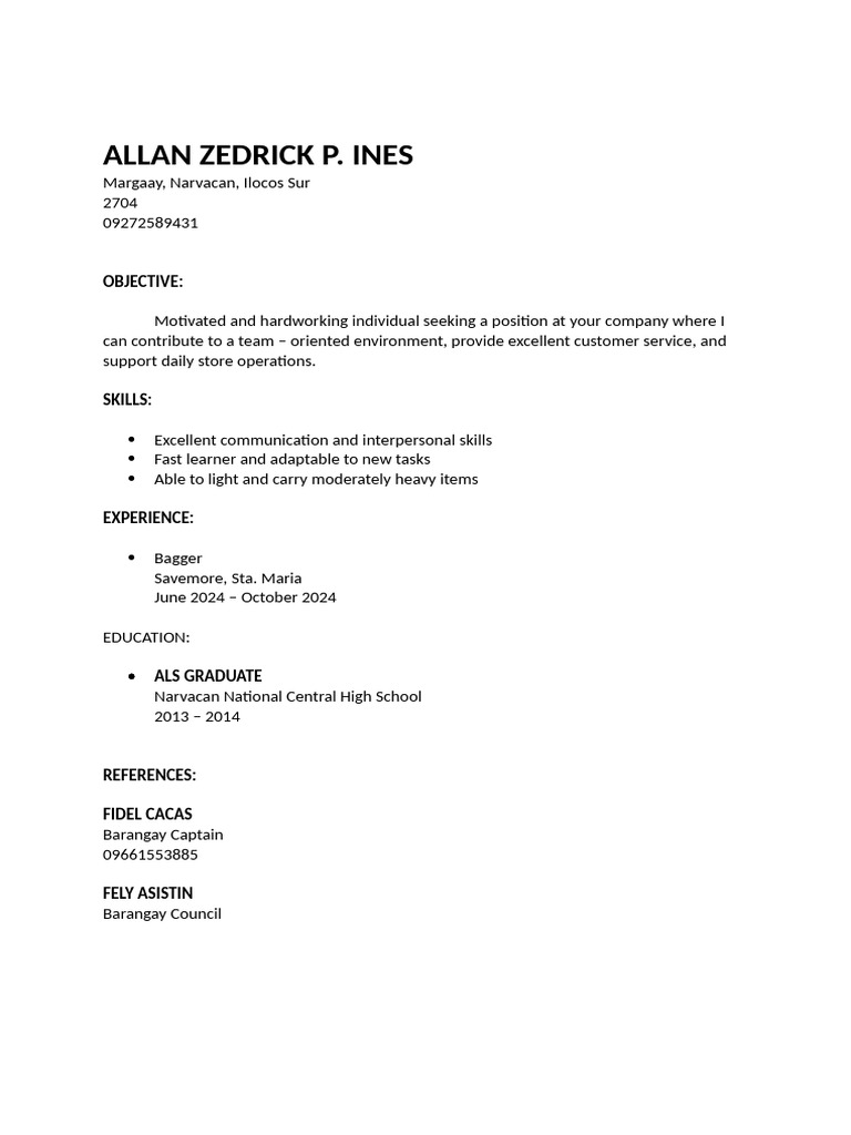 Allan Zedrick P | PDF