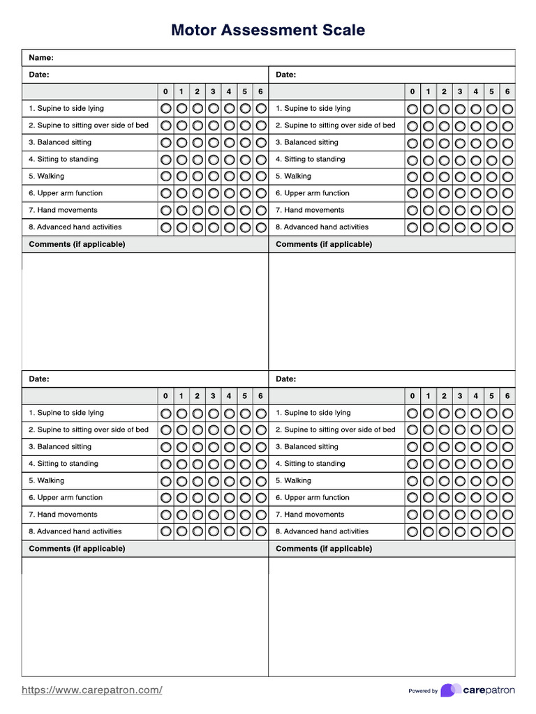 Escala Motor-Assessment-Scale (MAS) - Ingles | PDF | Anatomical Terms ...