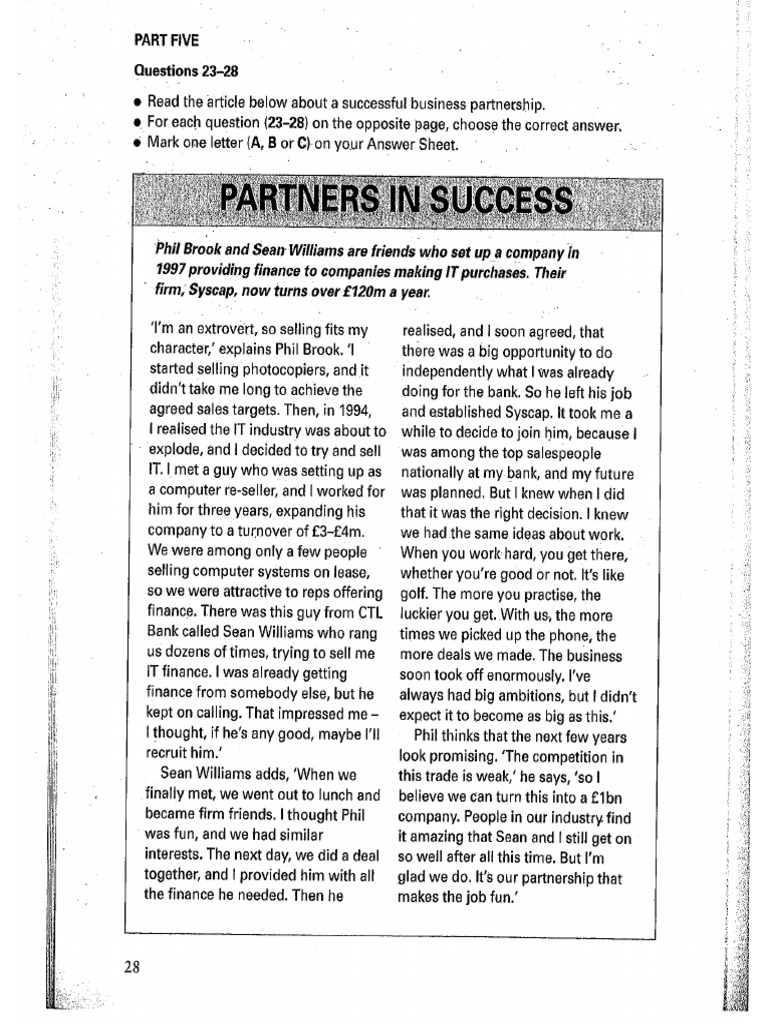 Reading P3 & P4 Test 1 | PDF