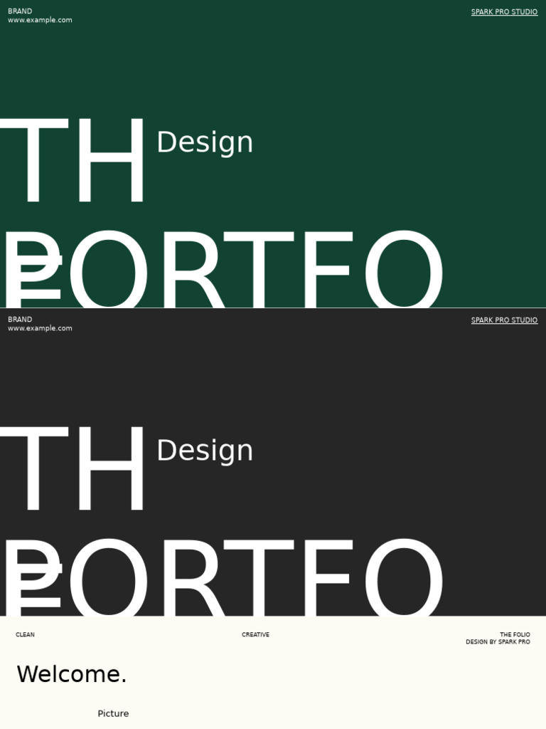Portfolio Design Template | PDF