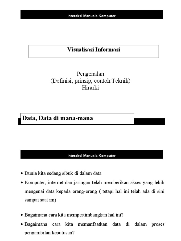 Visualisasi Informasi | PDF | Seni