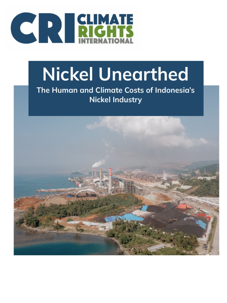 Nickel Unearthed | PDF | Electric Vehicle | Mining