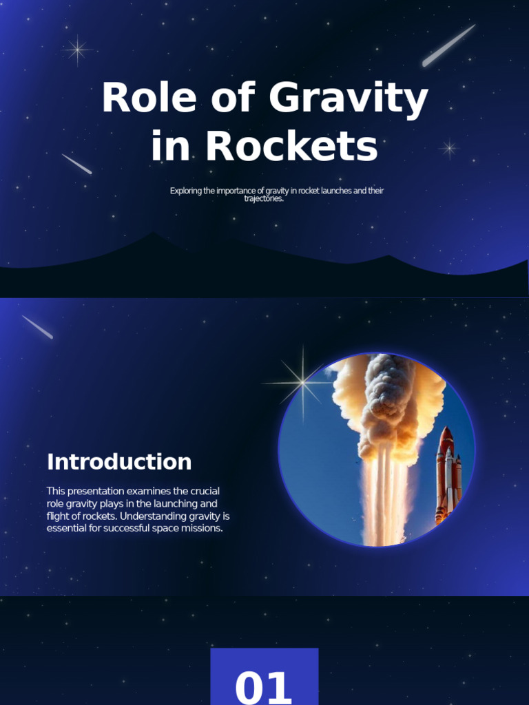 Role of Gravity in Rockets ,tushar ppt | PDF | Gravity | Rocket