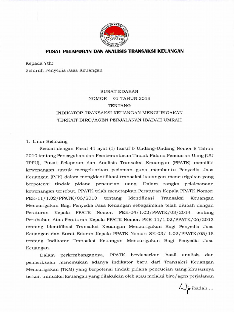 2019 - Se Ppatk - 01 - Indikator TKM Biro Ibadah | PDF