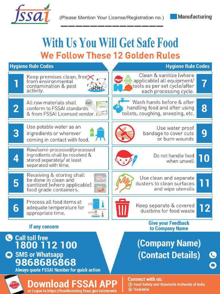 Fssai Manufacturing | PDF