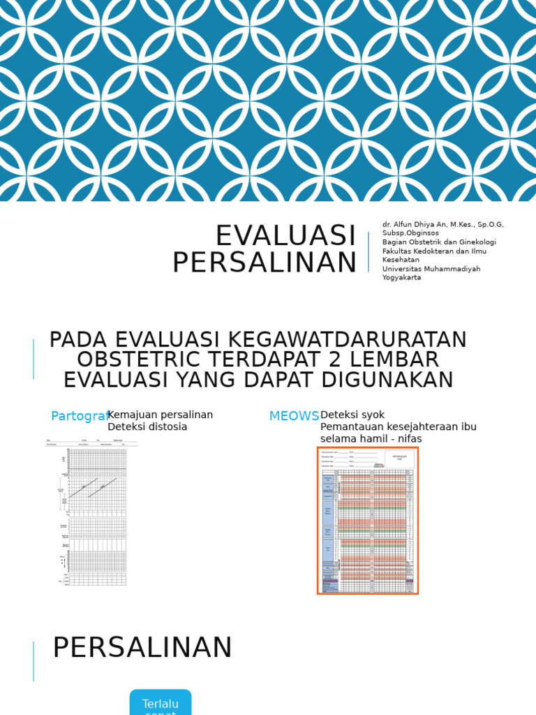 Evaluasi Persalinan | PDF