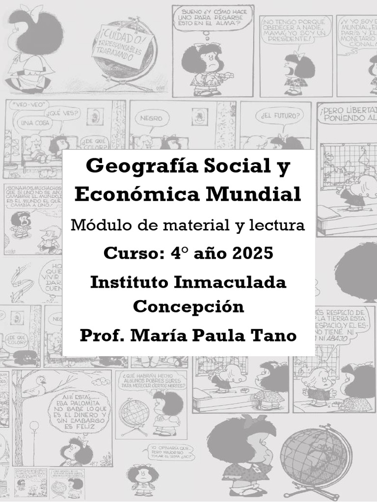 MODULO GEOGRAFÍA 4° IIC 2025 | PDF | Capitalismo | Outsourcing