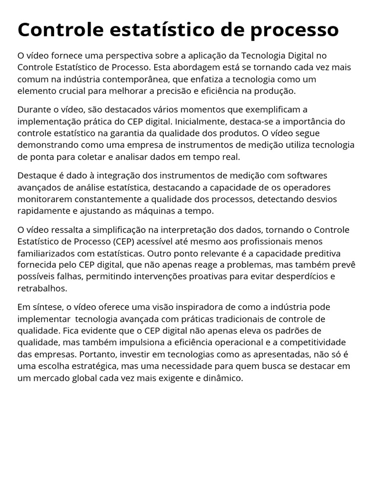 Atividade 1 Sobre CEP PDF | PDF