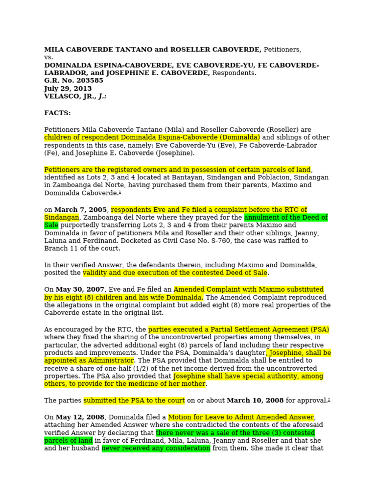 Tantano v. Espino-Caboverde | PDF | Lawsuit | Bankruptcy