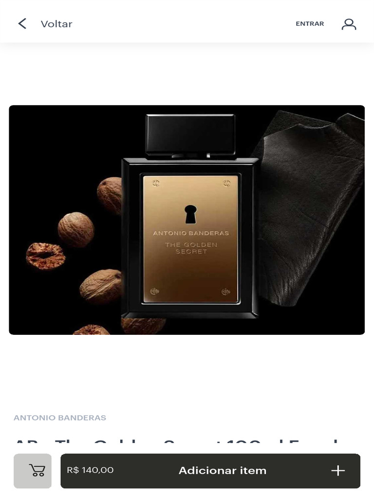 AB - The Golden Secret 100ml Eau de Toilette | PDF