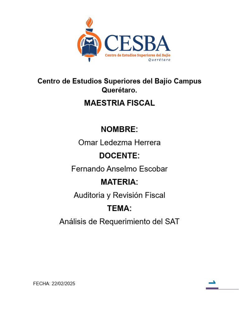 Analisis Requerimiento SAT | PDF | Auditoría | Justicia