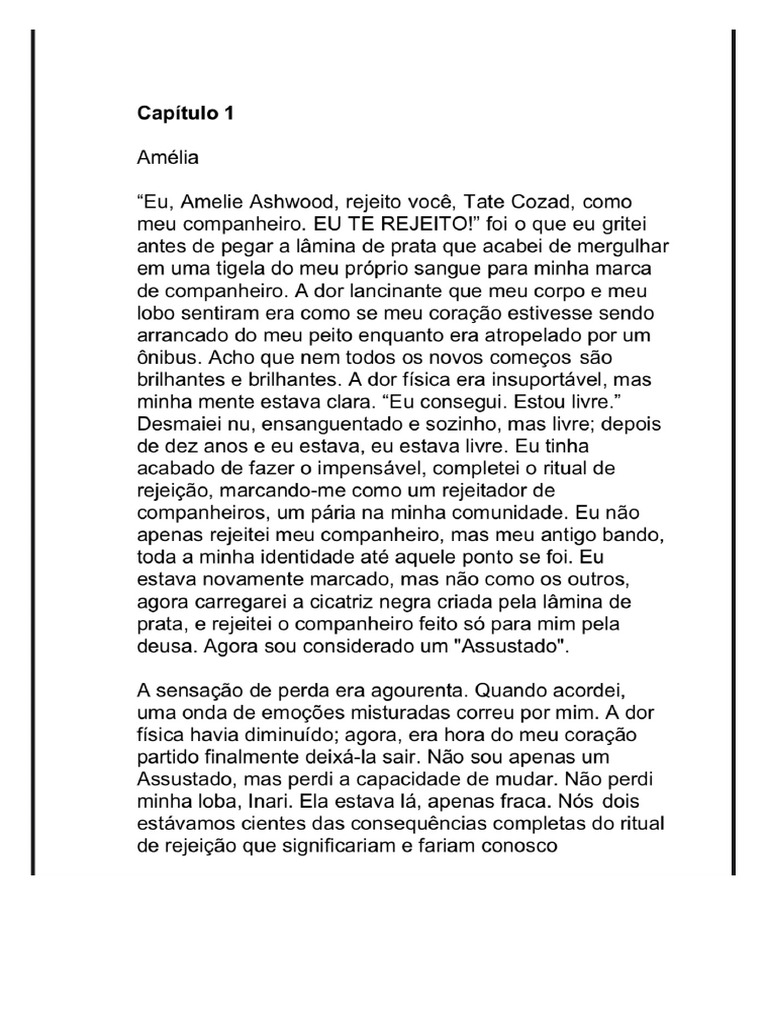 Cicatrizes - Capítulo 1 | PDF