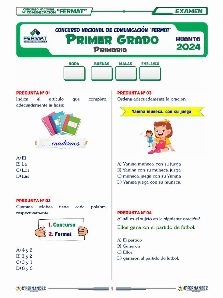 Comunicación Primaria 1ro | PDF