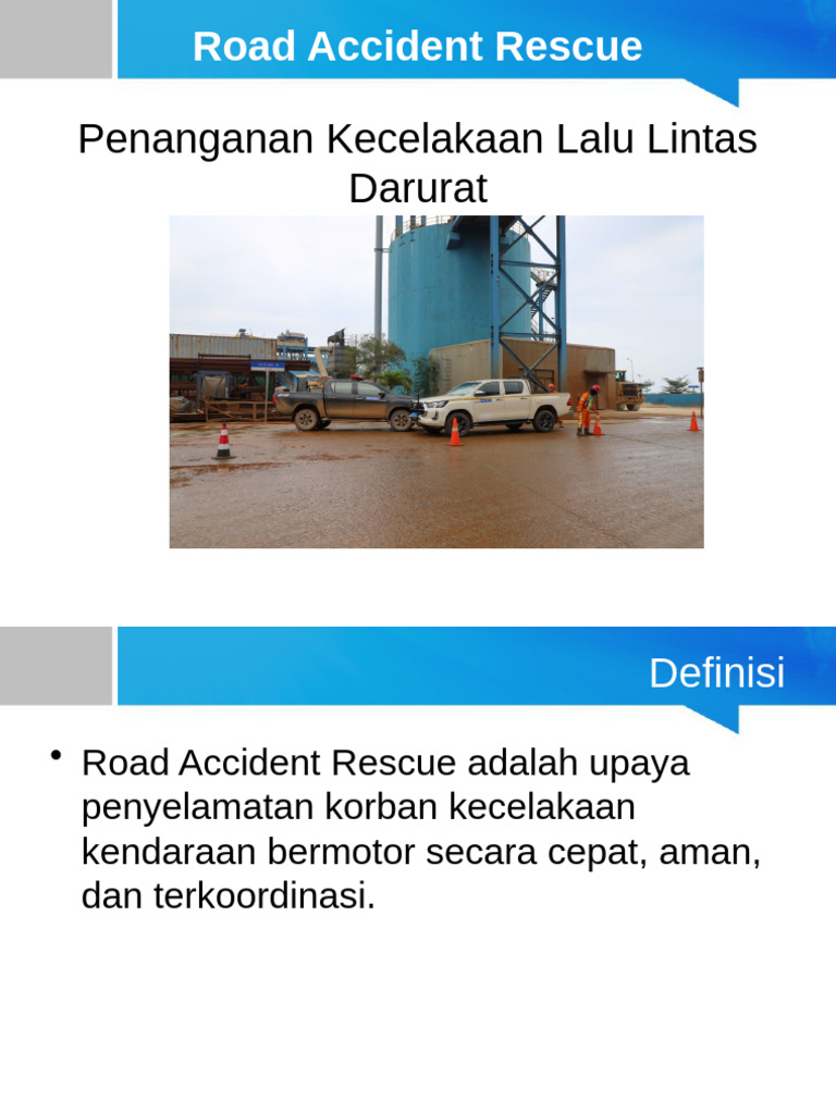 Road Accident Rescue PPT | PDF