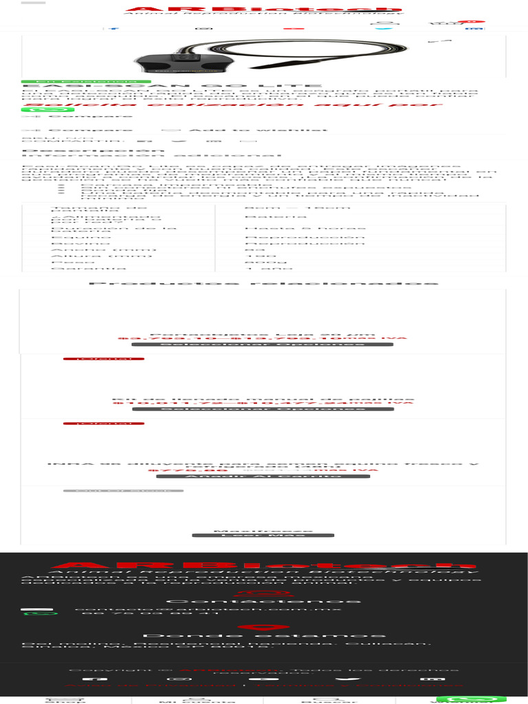 EASI-SCAN GO LITE ARBiotech | PDF