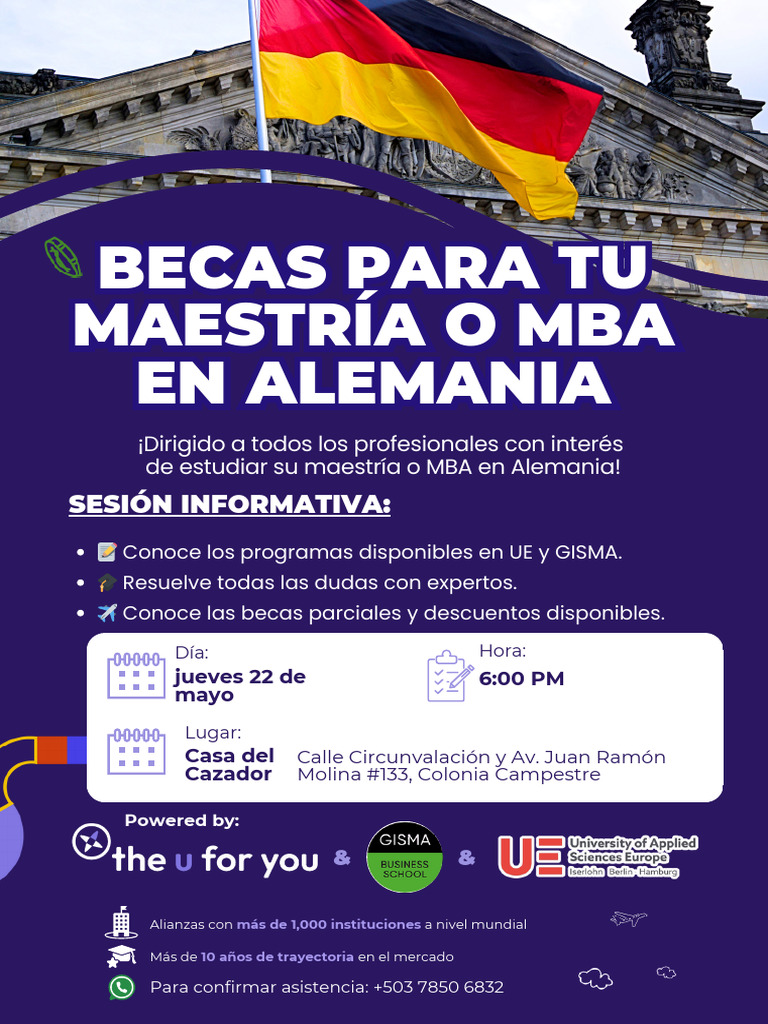 Maestrías Alemania Ue y Gisma | PDF